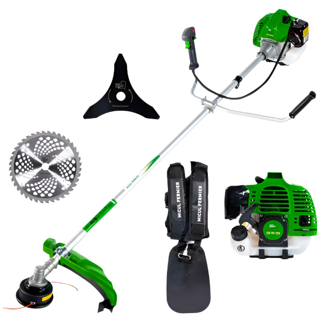 Motocoasa Trimmer Iarba pe Benzina, 3.4CP, Motocositoare cu Pornire Ra ...